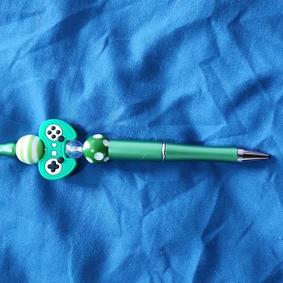 Hand Crafted | Office | Green Controller Pen | Poshmark